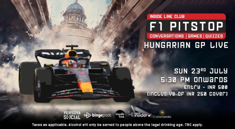 F1 Live Race Screening for Hungarian GP - Inside Line Club - F1 Blog ...